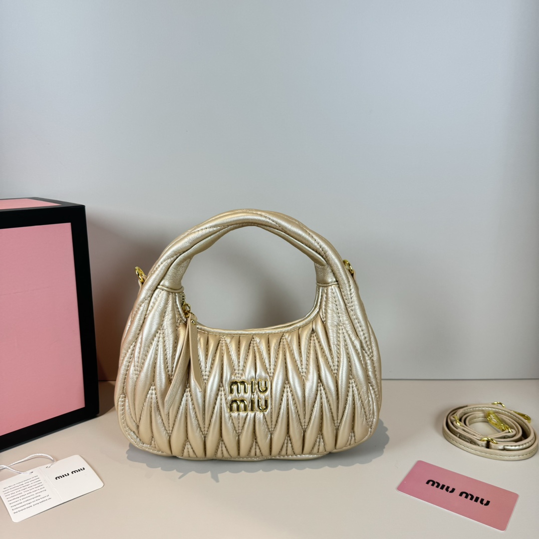Miu Miu Leather top-handle bag