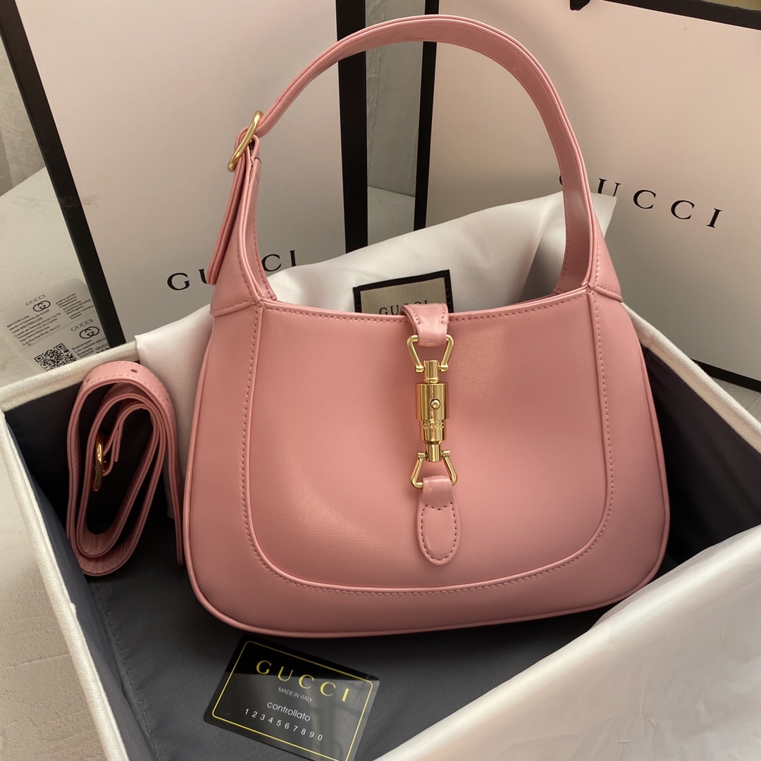 Gucci Jackie 1961 small shoulder bag-Pink - Gorchic