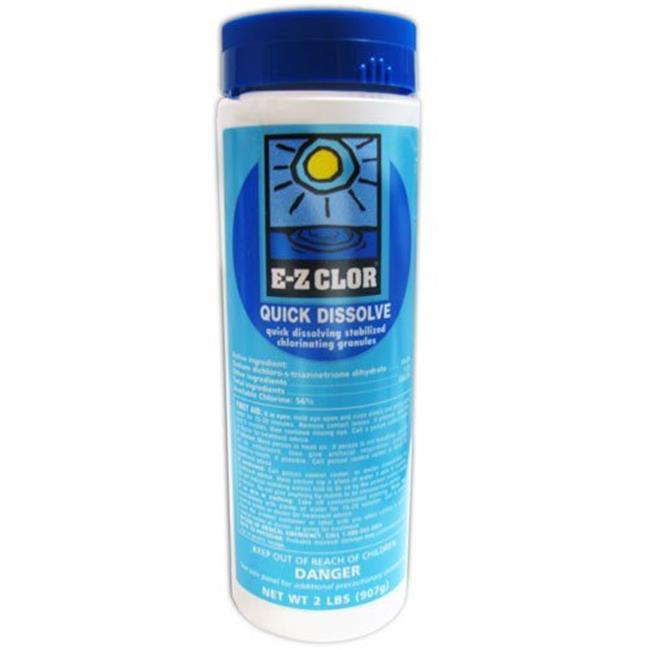E-Z Clor 12000526 Quick Dissolve Stabilized Granular Chlorine, 12 per ...
