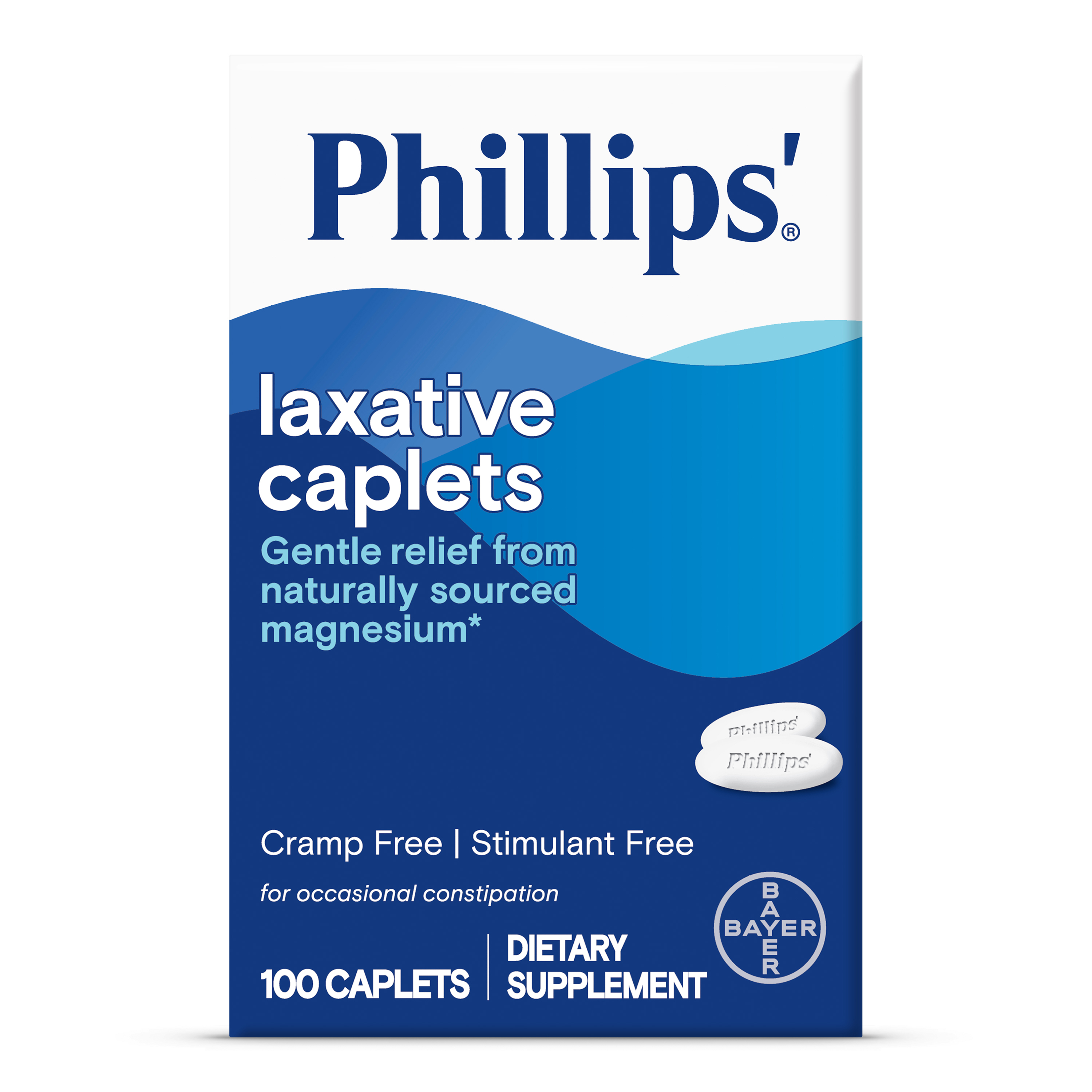 Phillips' Laxative Dietary Supplement Caplets, 100 Count - Overstock ...