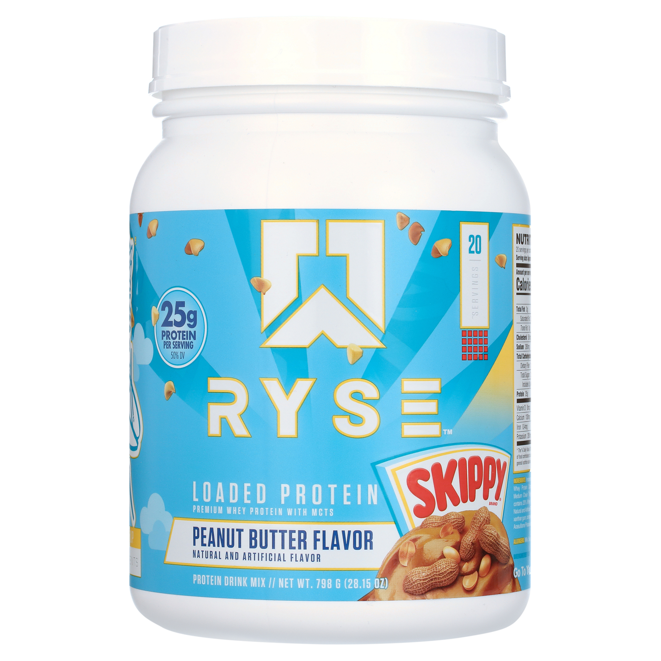 RYSE Loaded Protein Powder, Skippy Peanut Butter, 20 Servings ...
