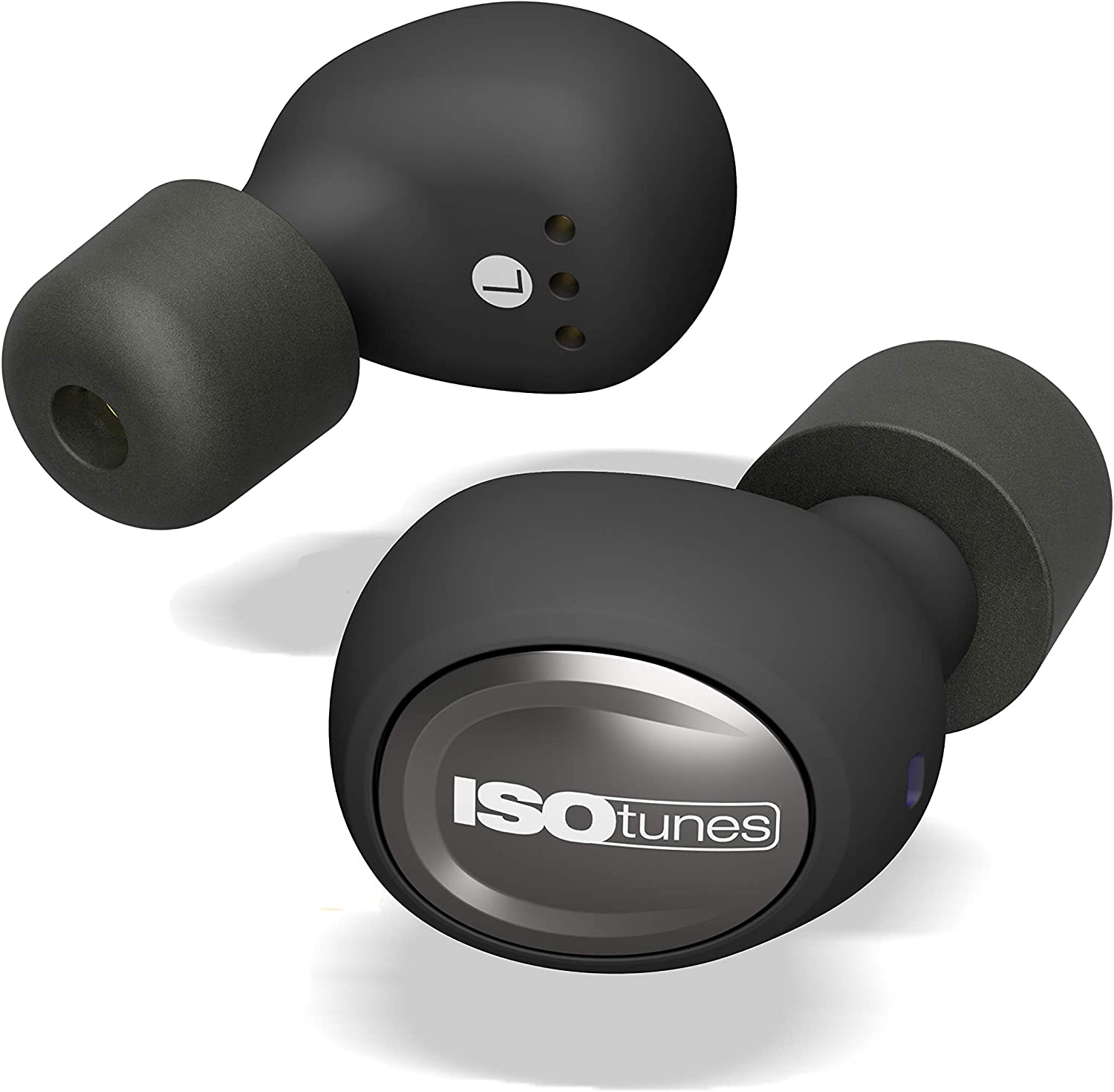 Iso Tunes-IT-13 Matte Black Wireless Bluetooth Earbuds - Overstock ...