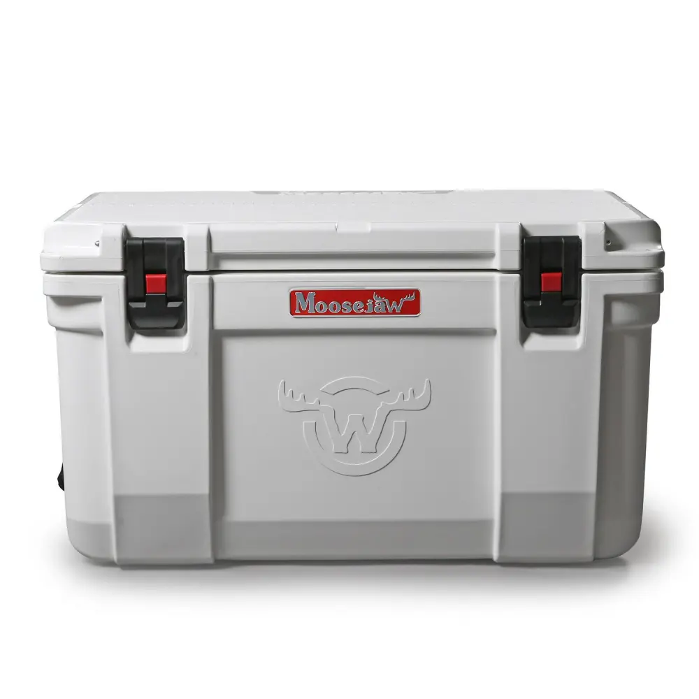 Moosejaw 50 Quart Ice Fort Hard Cooler with Microban, Snow - Overstock ...