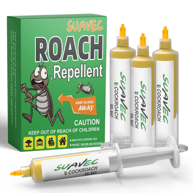 SUAVEC Roach Repellent, Cockroach Repellents for Home, Cockroach Gel ...