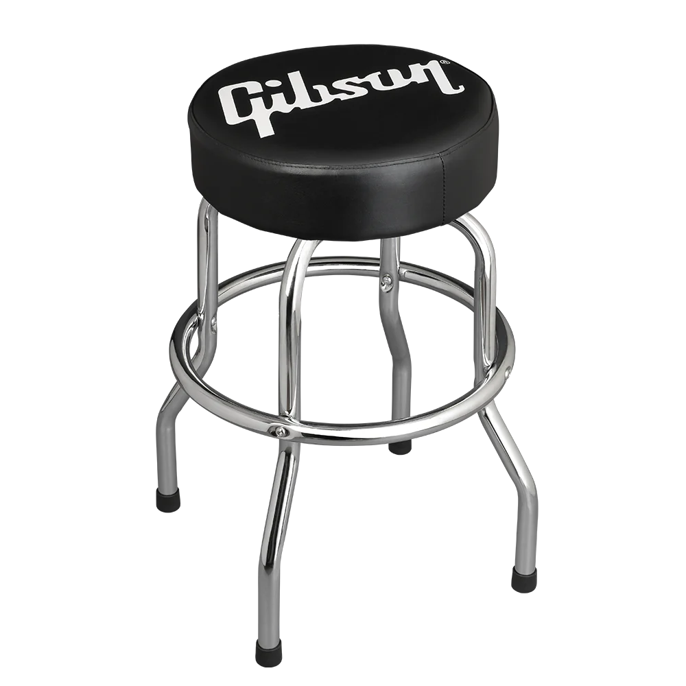 Gibson Premium Playing Stool Standard Logo - Short Chrome Gibson ...