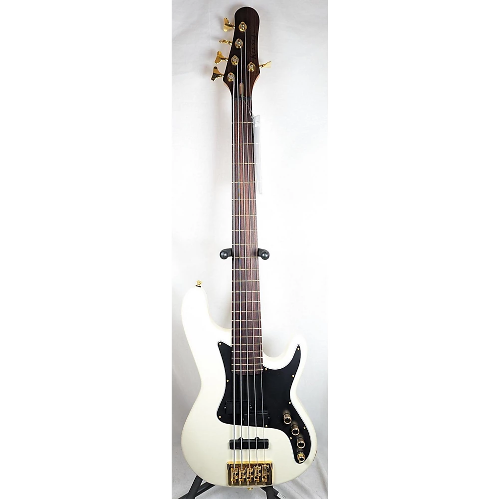 Used Used Kiesel CUSTOM 5 STRING Antique White Electric Bass Guitar ...