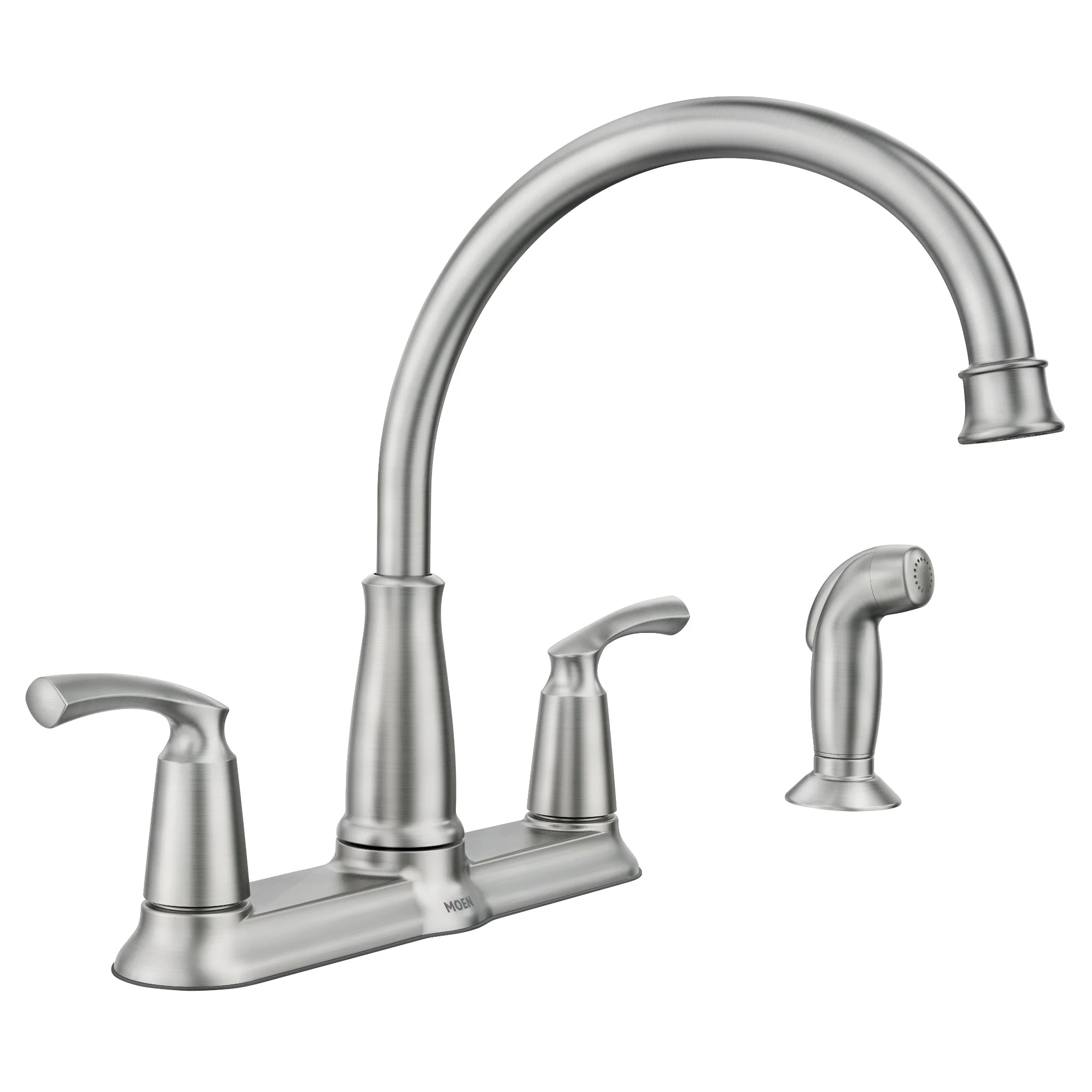 Bexley Two-Handle High Arc Kitchen Faucet - Overstock Kansas Outlet