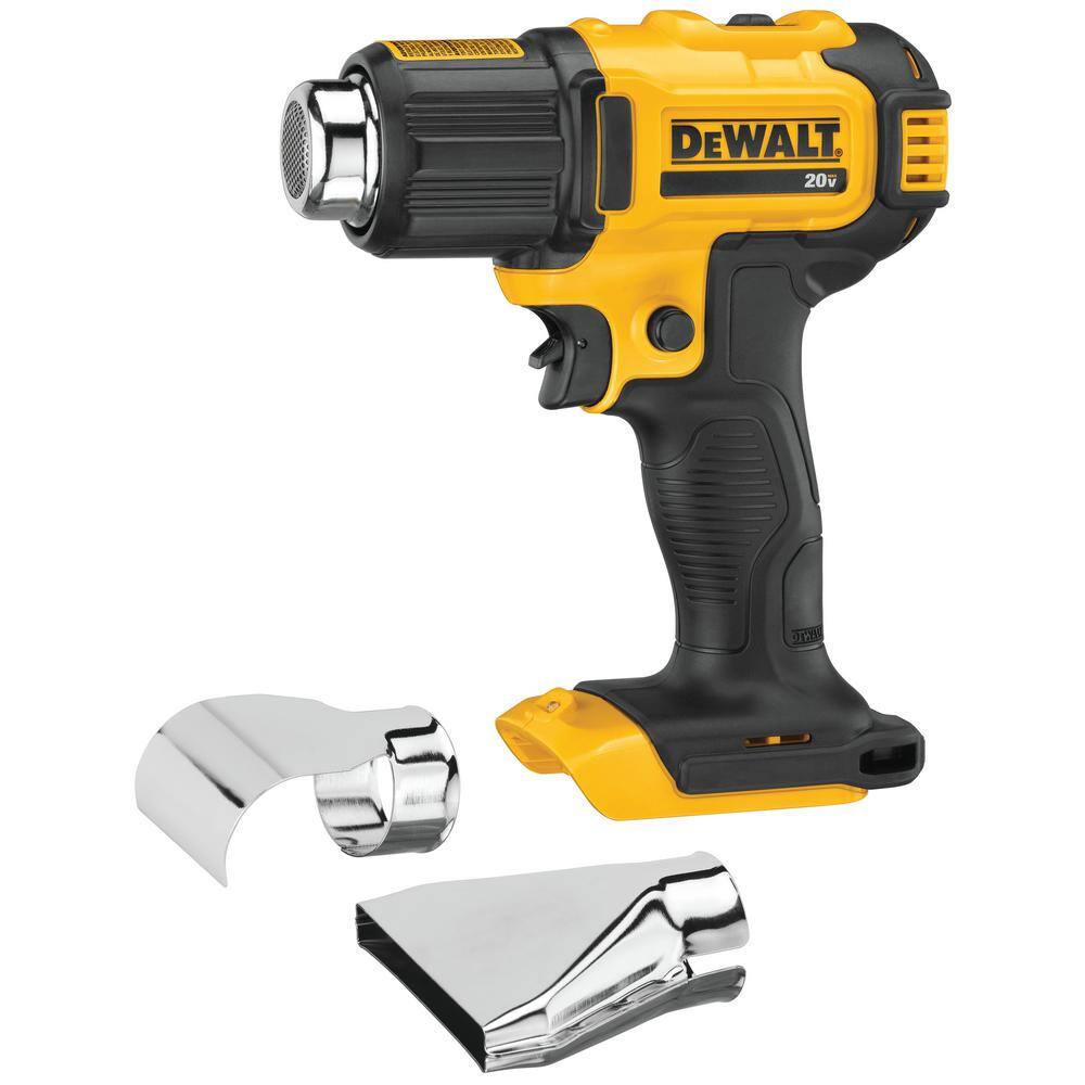 DEWALT DCE530B 20V MAX Cordless Compact Heat Gun with Flat and Hook ...