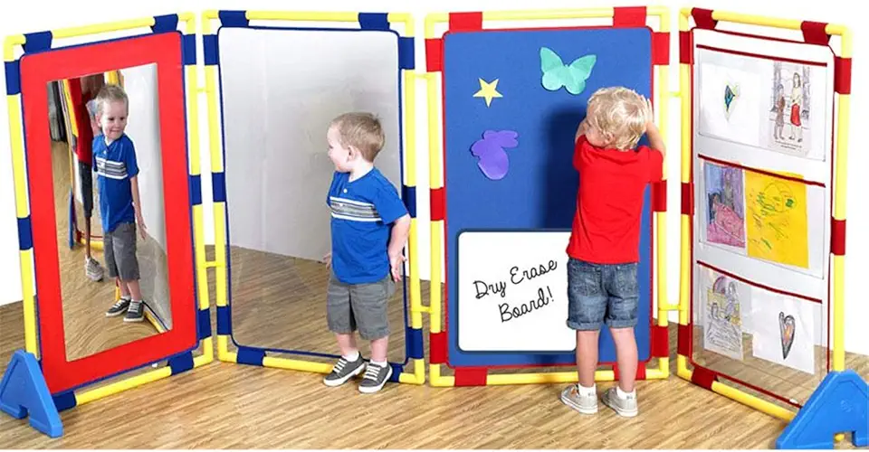 Children's Factory Activity PlayPanel Center, Free-Standing Room ...