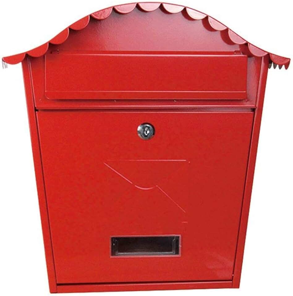 Locking Wall Mounted Mailbox - Vintage Style, Locking Mail Box ...