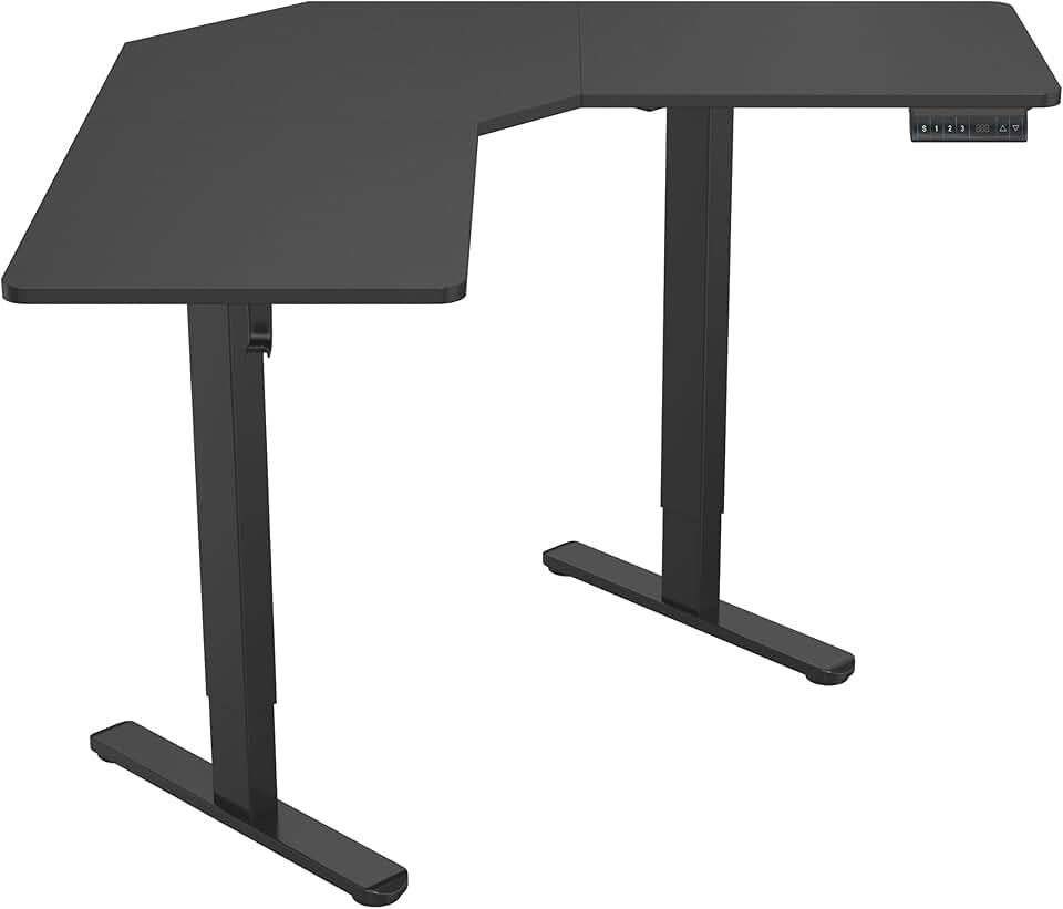 Mount-It! Electric Height Adjustable Desk for Corners, Automatic ...