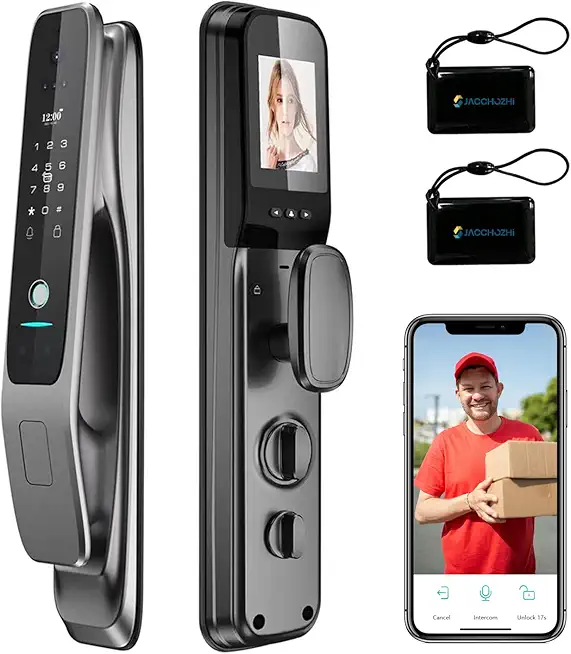 3D Face Recognition Smart Door Lock,Contactless Entry Smart Lock with ...