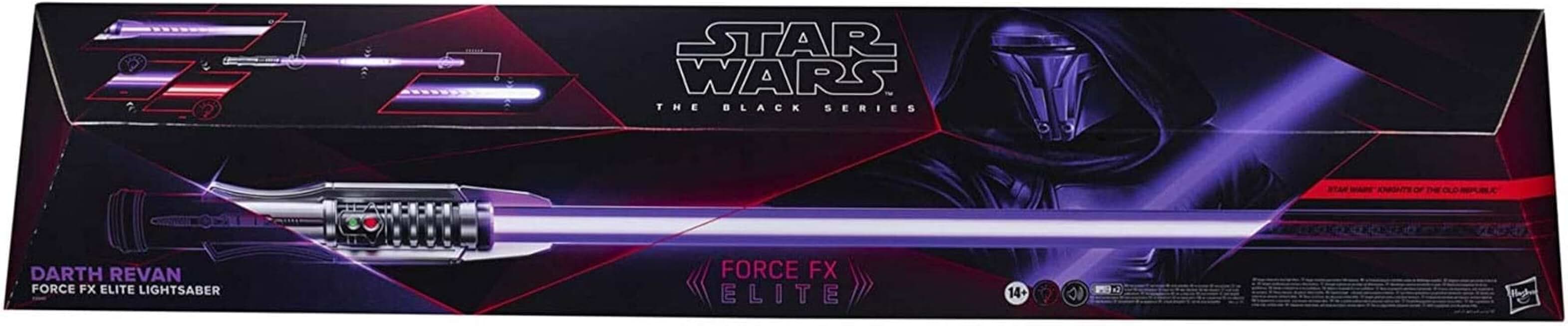 STAR WARS The Black Series Darth Revan Force FX Elite Lightsaber with ...