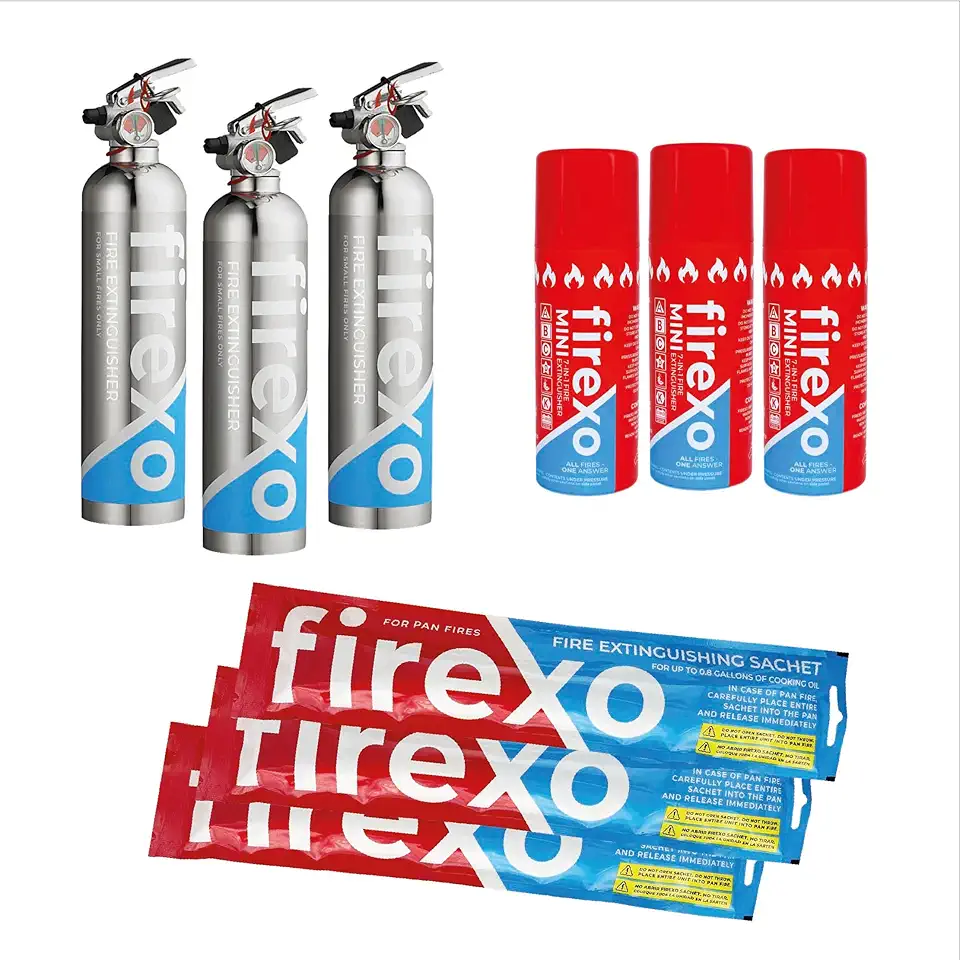 Firexo Multipurpose All in One Fire Extinguisher Big Triple Pack ...
