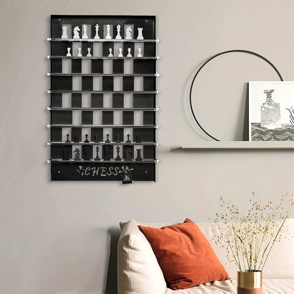 Vertical Chess Set, Wall Hanging Game Board - Overstock Kansas Outlet