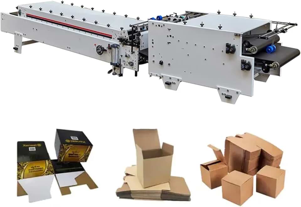 Box Pasting Machine Efficient Side Pasting Capability for Packaging ...