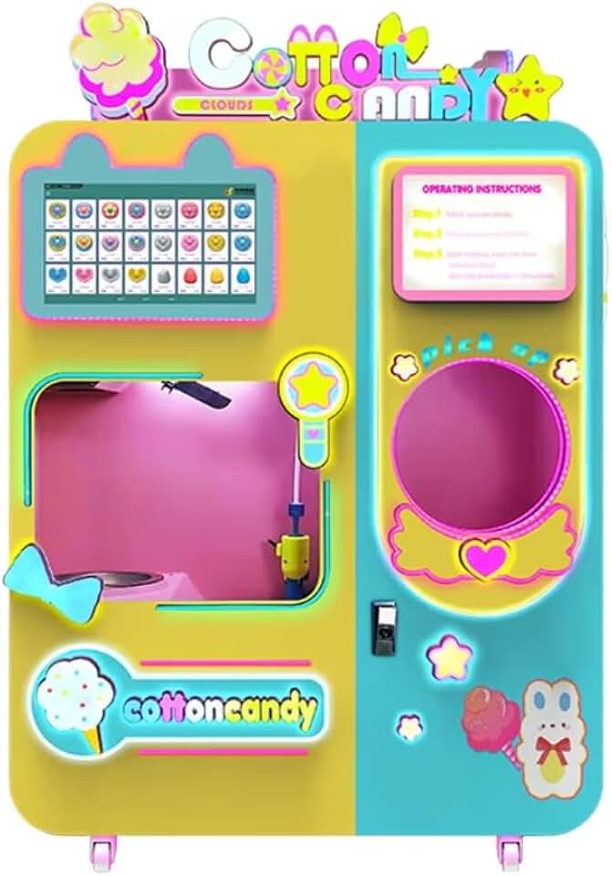 Robot Equipment Automatic Cotton Candy Machine Big Cotton Candy Small ...