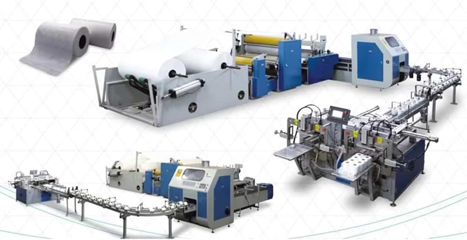 3000 Automatic Toilet Paper Manufacturing Machine Tissue Toilet Paper ...