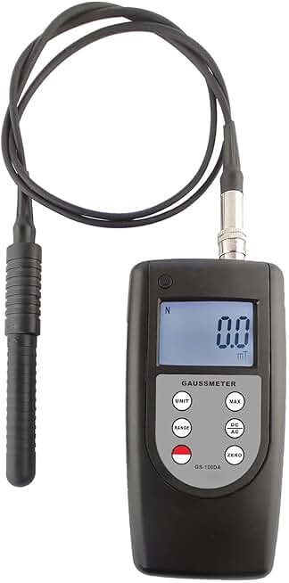 Digital Gaussmeter Gauss Meter Tester Testing Measurement AC DC Gauss ...