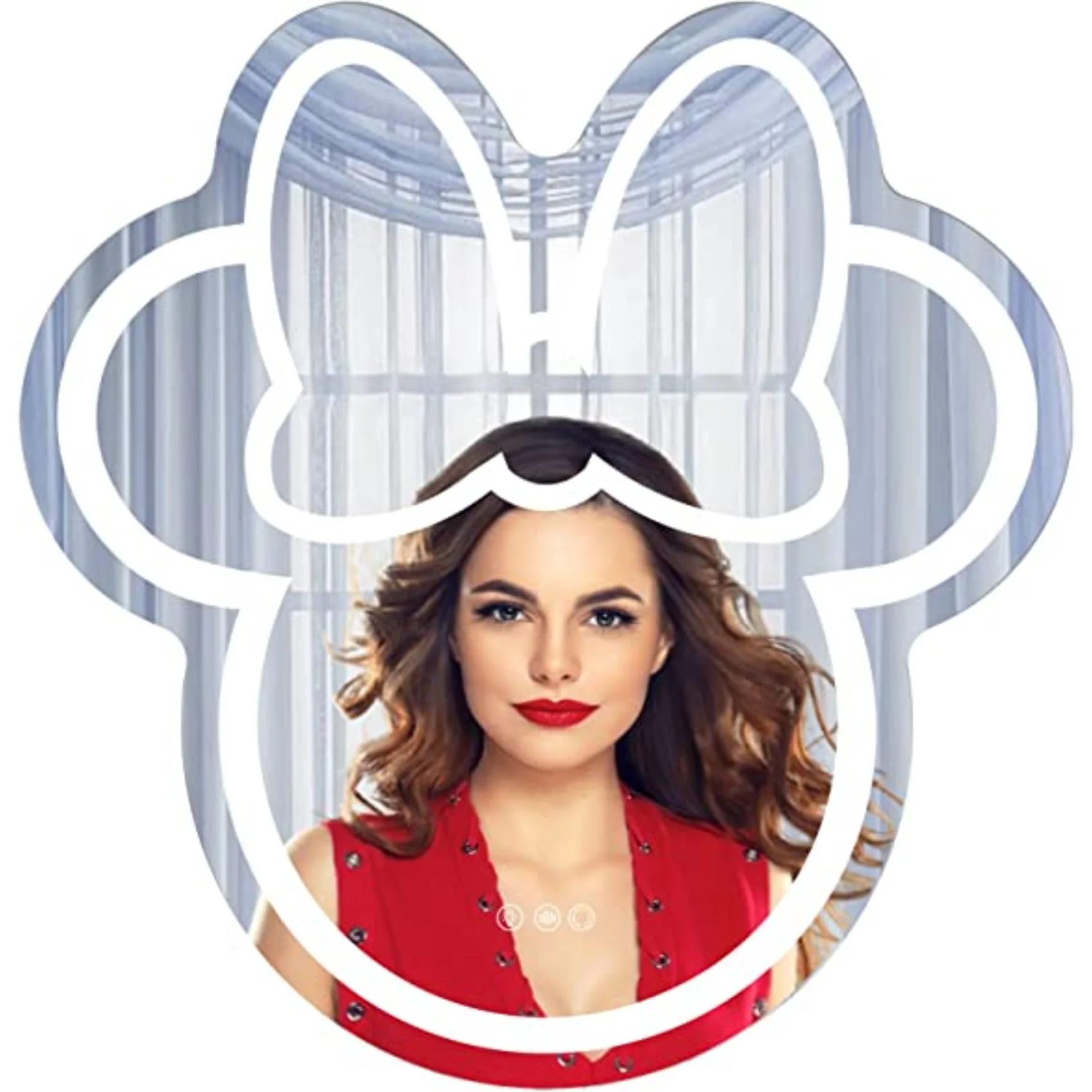 Impressions Vanity Minnie Mouse Wall Mirror, Smart Touch Sensor Switch ...
