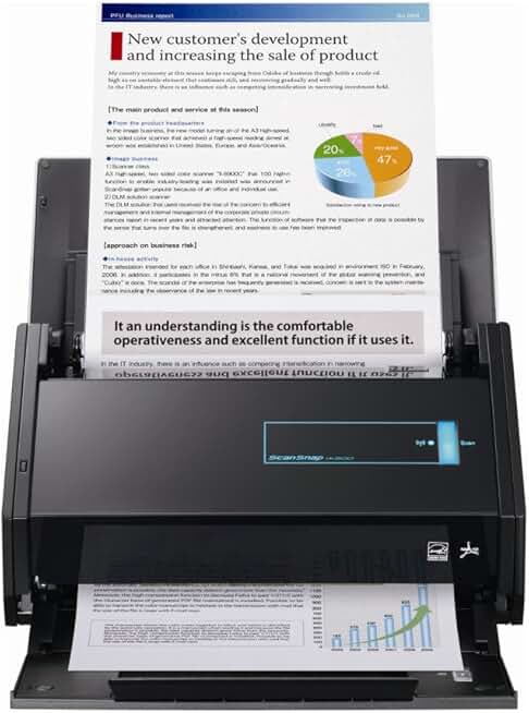 Fujitsu ScanSnap iX500 Document Scanner (PA03656-B002) - Overstock ...