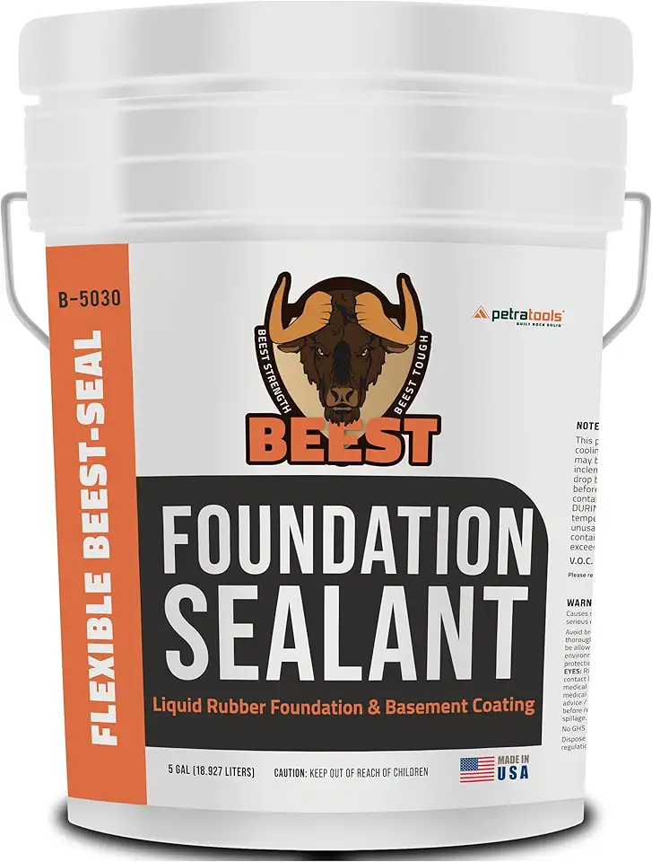 Foundation Sealant - Multipurpose Liquid Rubber Coating, Flexible Leak ...