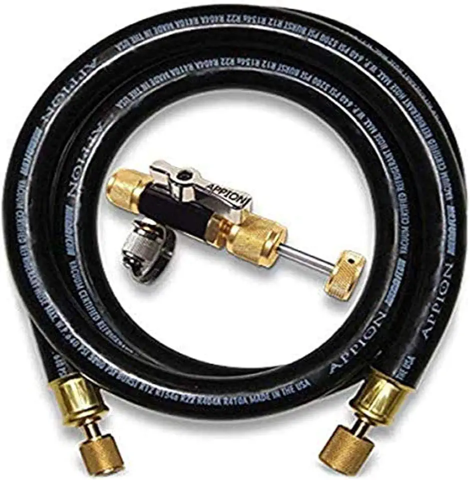 Appion MGABAS Mega Flow Basics 1/2" Hose Evacuation Kit, Silver, Gold ...