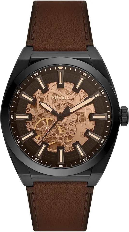 Fossil Everett Men's Automatic Watch with Mechanical Movement and ...