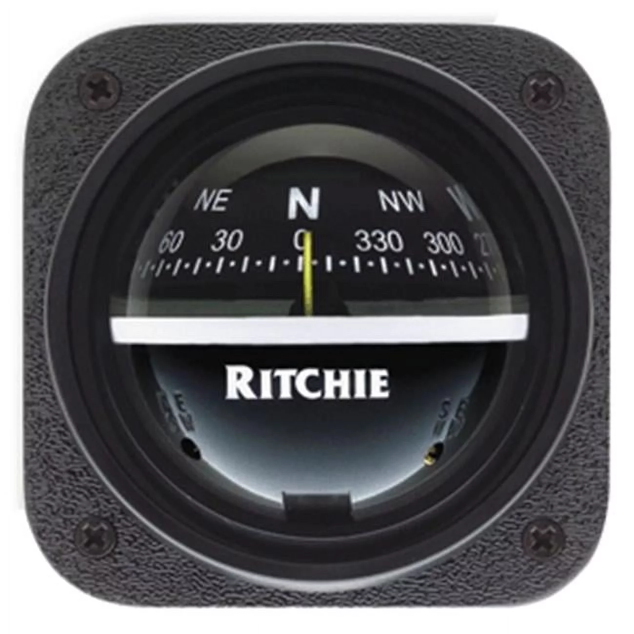 E.S. Ritchie Ritchie Explorer Compass - Black Dial - Bulkhead Mount ...