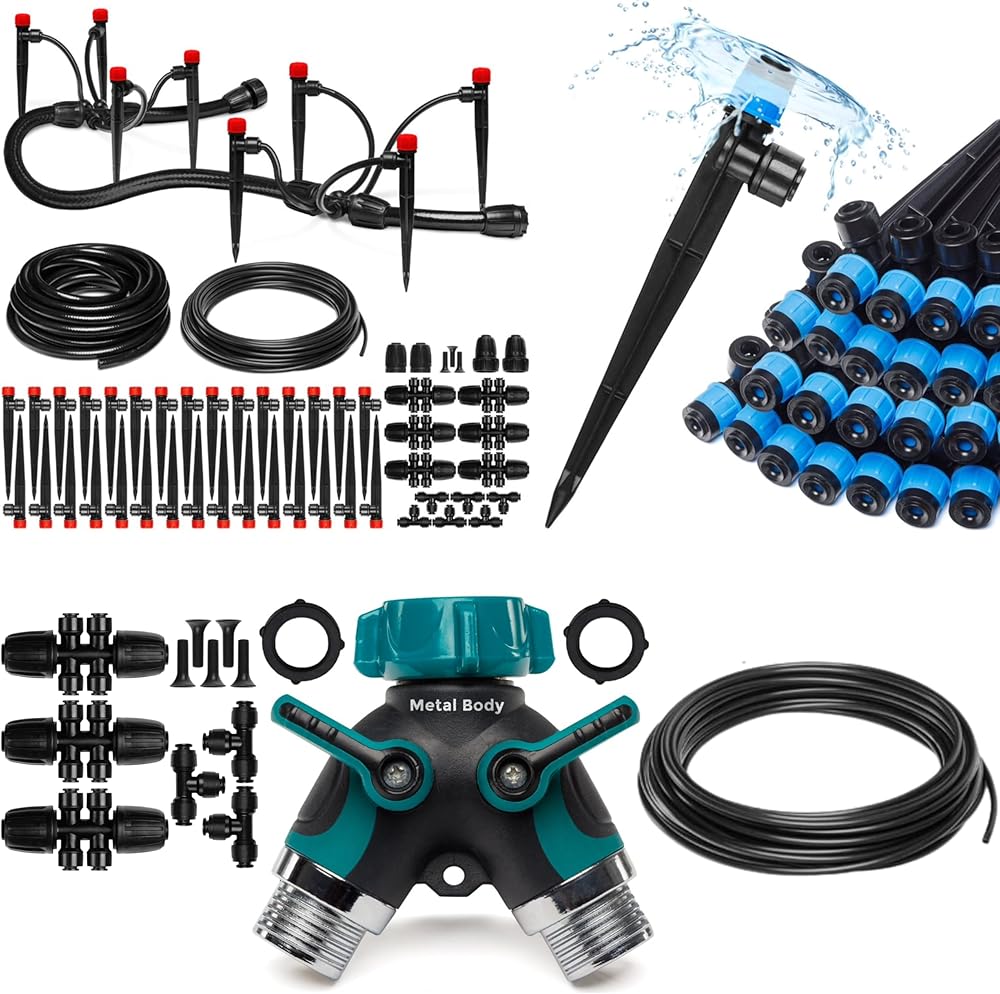 CARPATHEN Large Irrigation System with Hose Splitter Included - New ...
