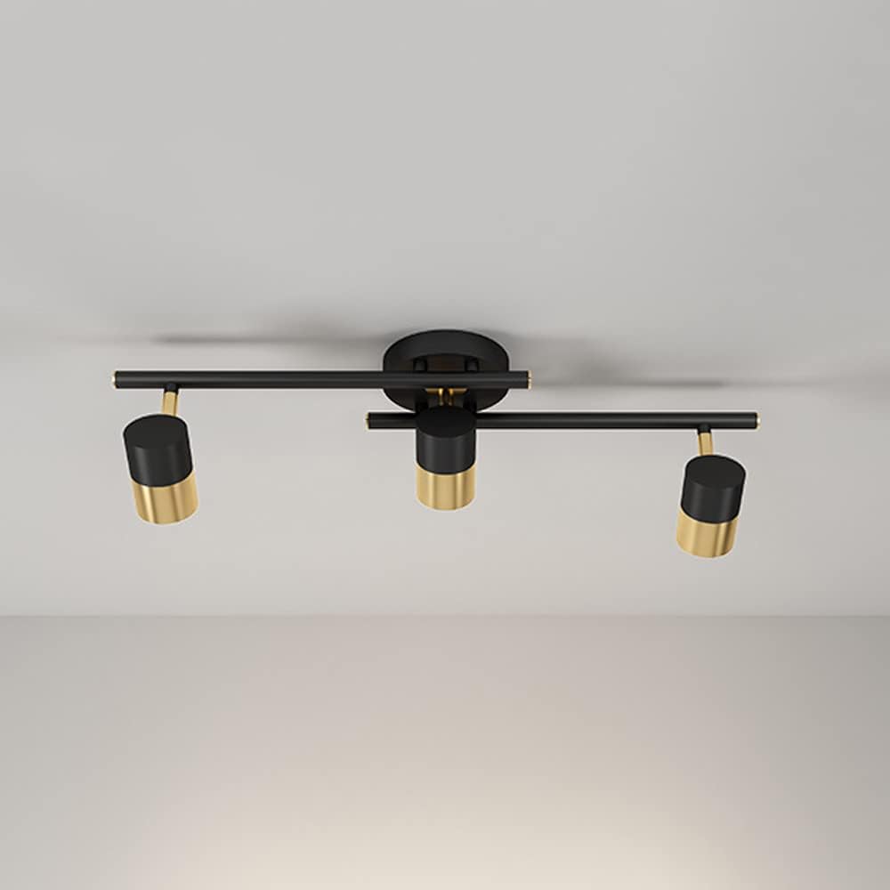 Modern Ceiling Spotlight Fixed Track Lighting Kit, GU10 Surface Mounted ...