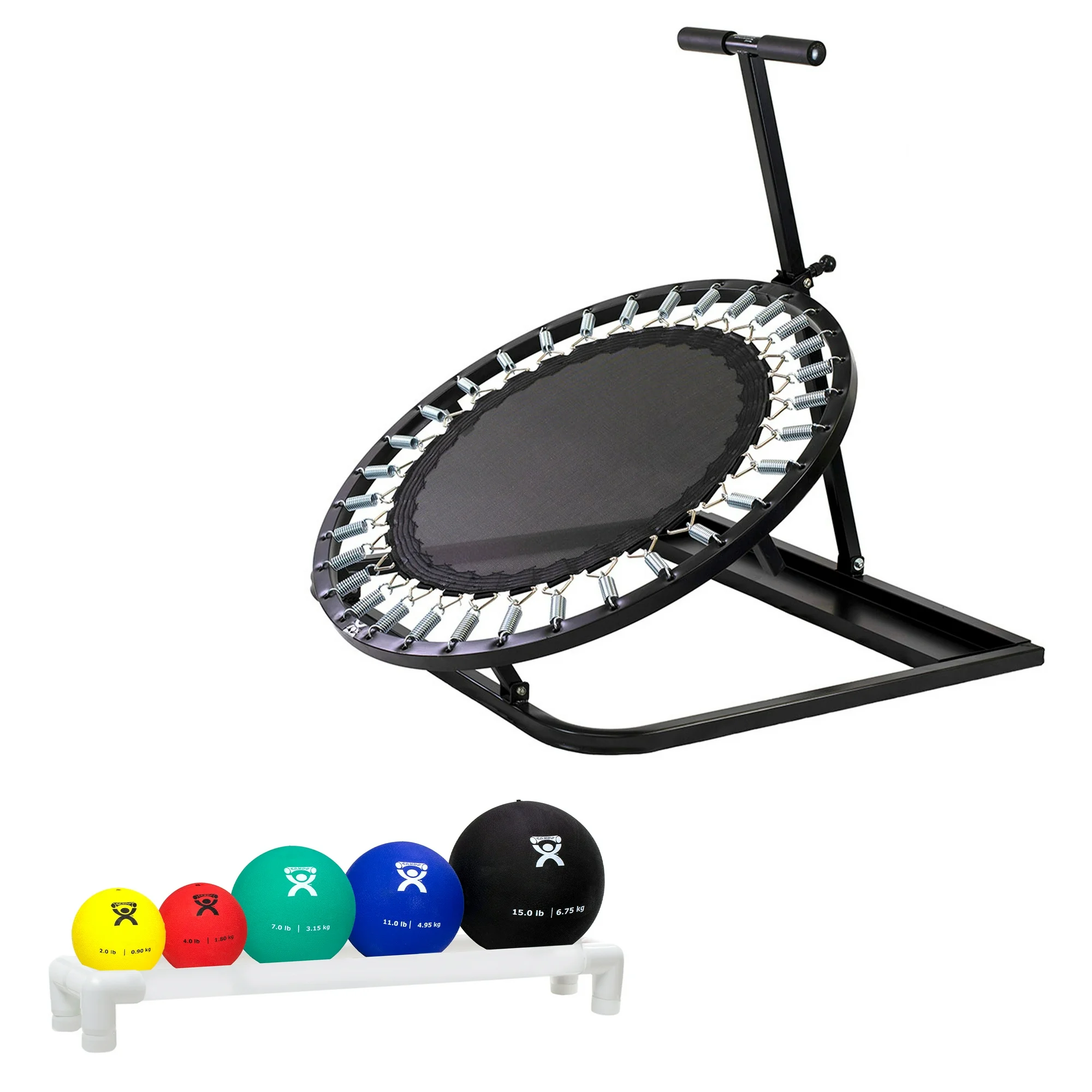 CanDo Adjustable Ball Rebounder, Set with Circular Rebounder, 1-Tier ...