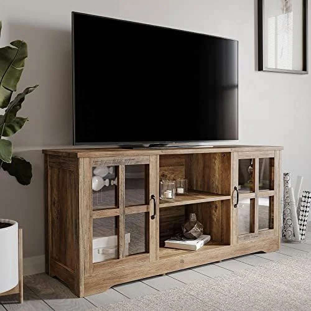 Modern 52 Inch Traditional TV Stand & Media Entertainment Center ...