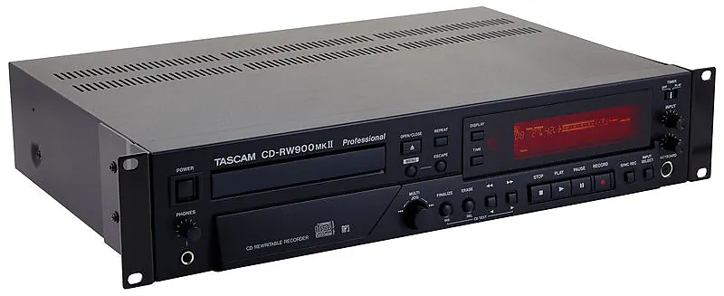 TASCAM CD-RW 900 MK2 Professional CD Recorder RW900MK2 - Overstock ...
