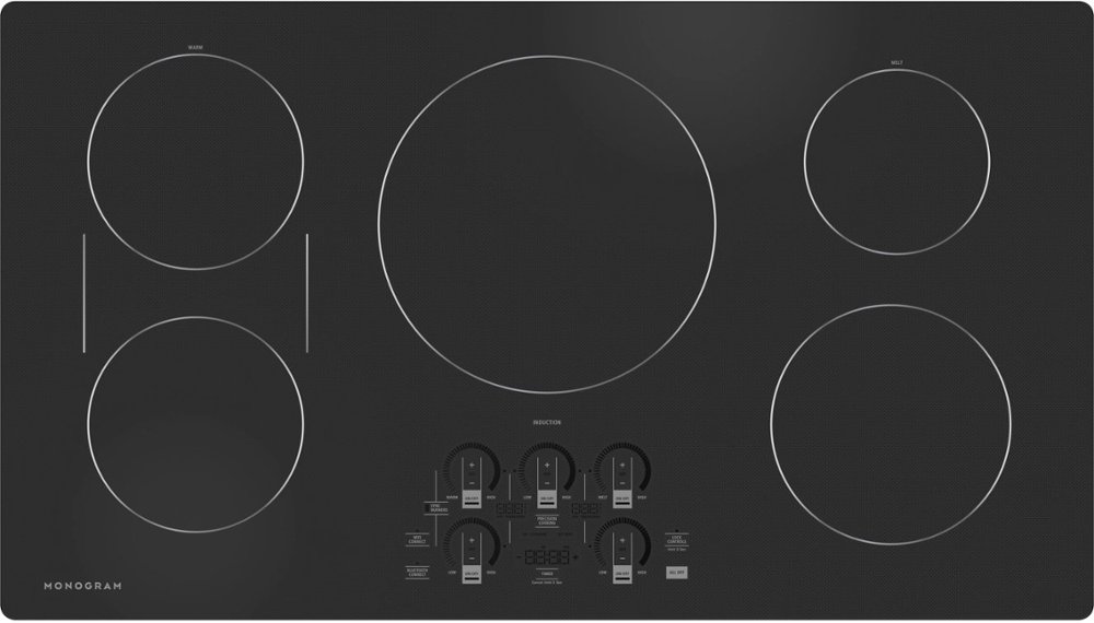 Monogram - 36" Built-In Electric Cooktop - Black Graphite - Overstock ...