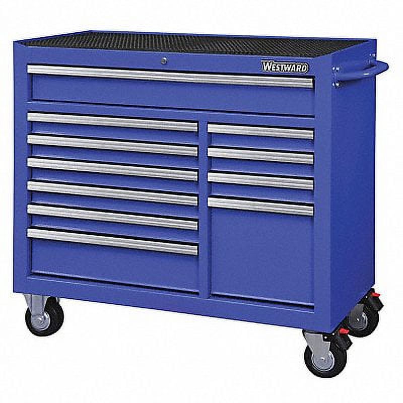 Westward Rolling Tool Cabinet, Blue,Heavy Duty 32H857 - Overstock ...