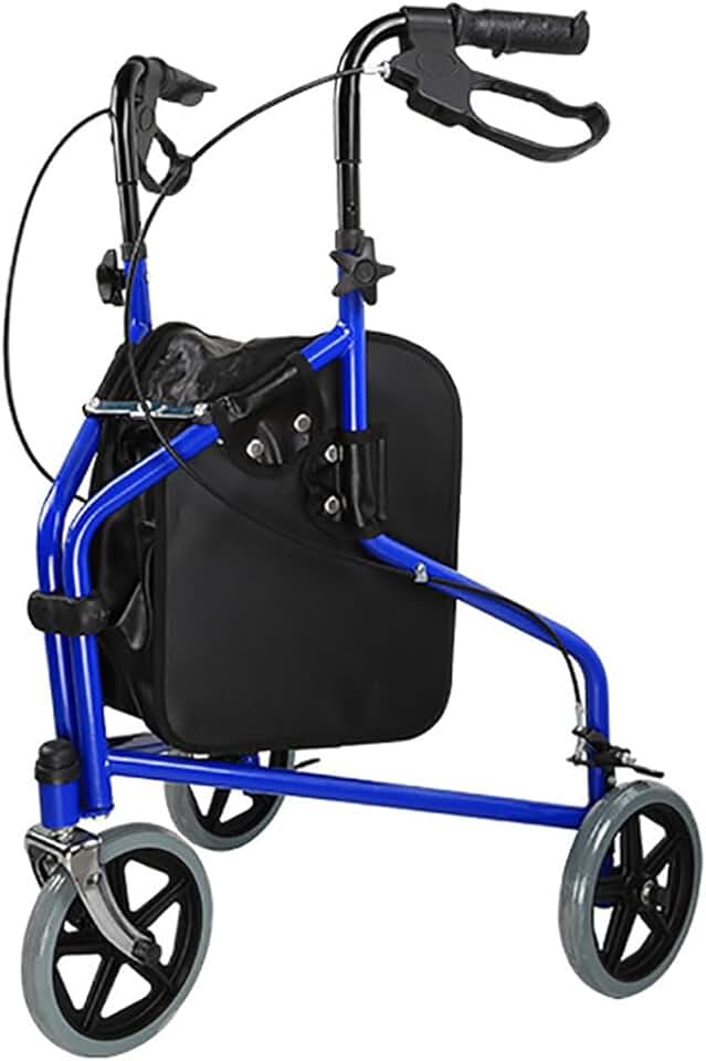 3 Wheel Walker,Three Wheeled Rollator for Seniors - Lightweight ...