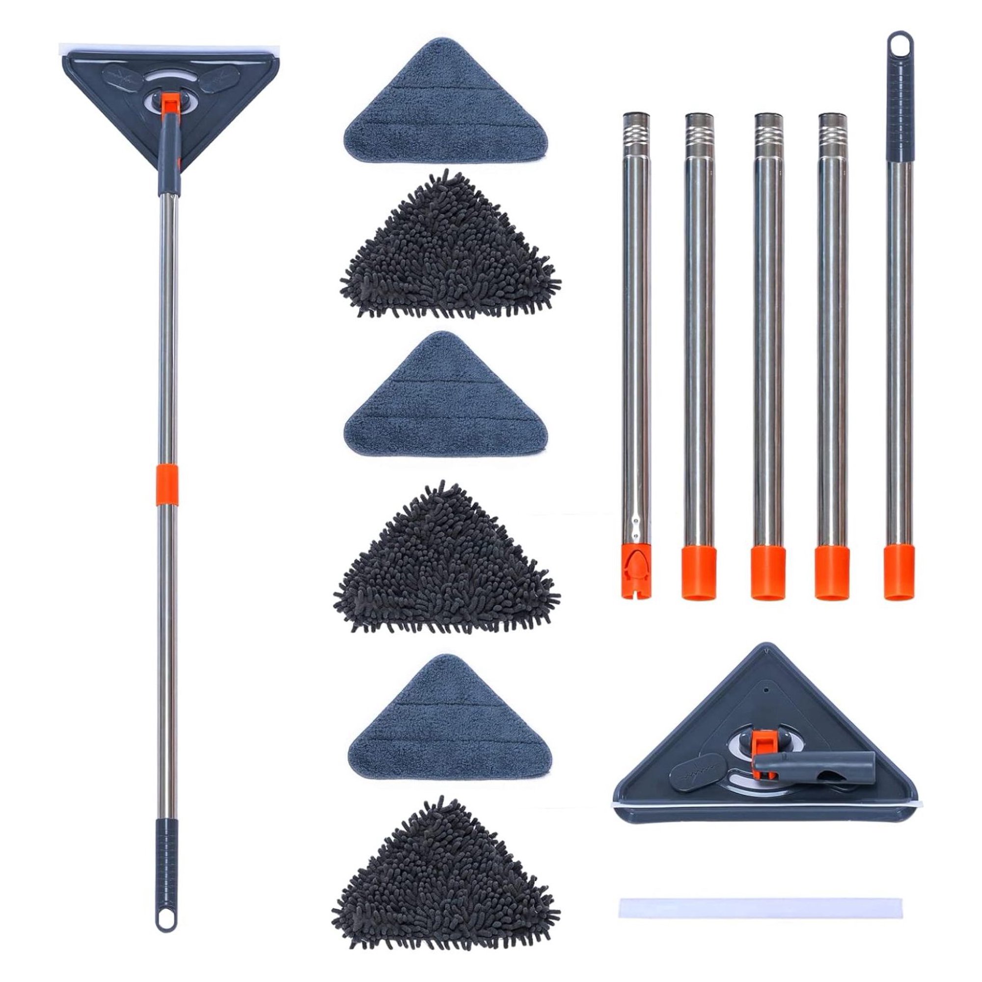 RPQZ 85" Wall Mop - Wall Cleaner Mop with Long Handle, 360° Rotation ...