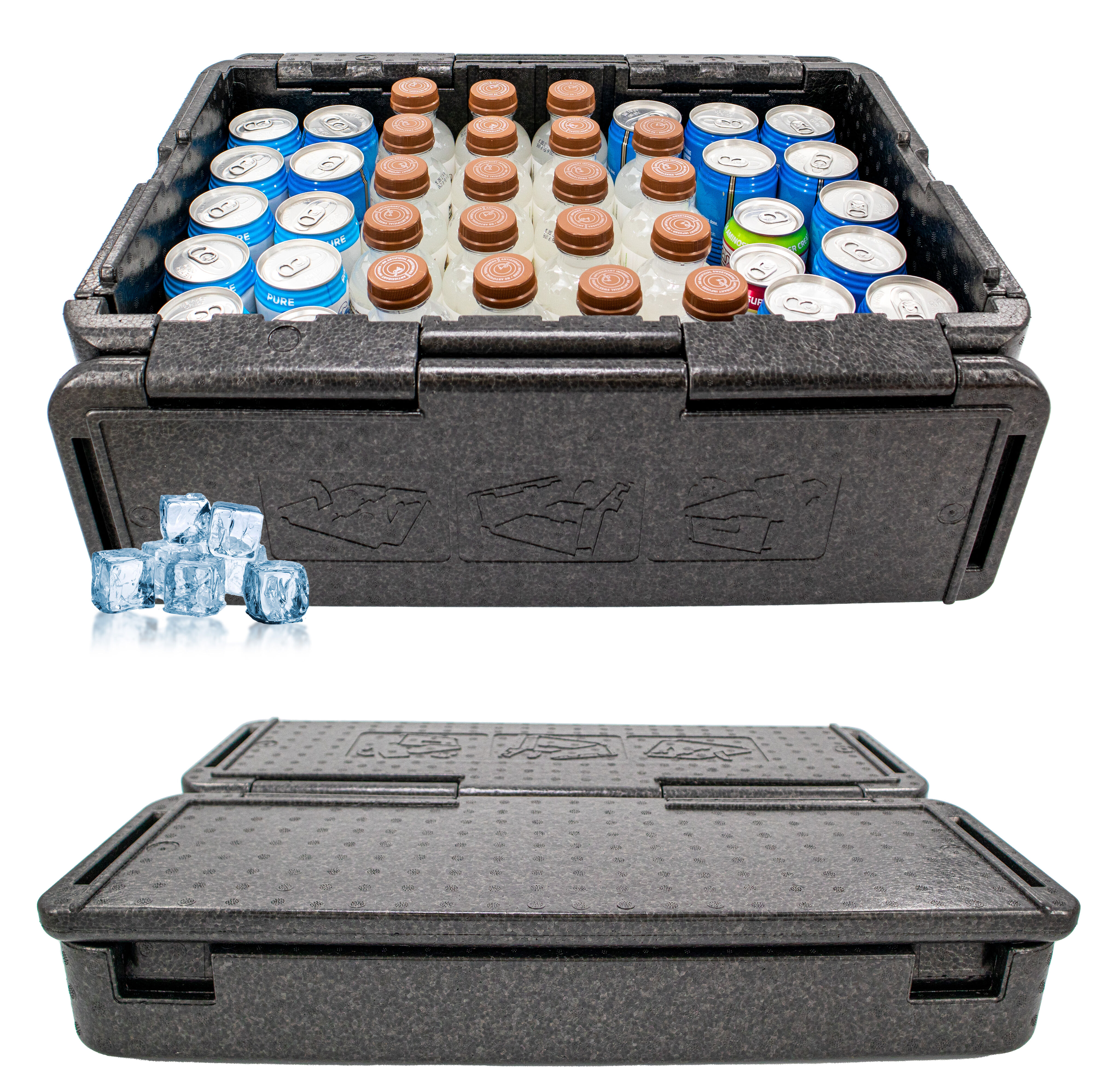X-Large Foam Collapsible Cooler Chest Chill Box 10 x 24 x 16 ...