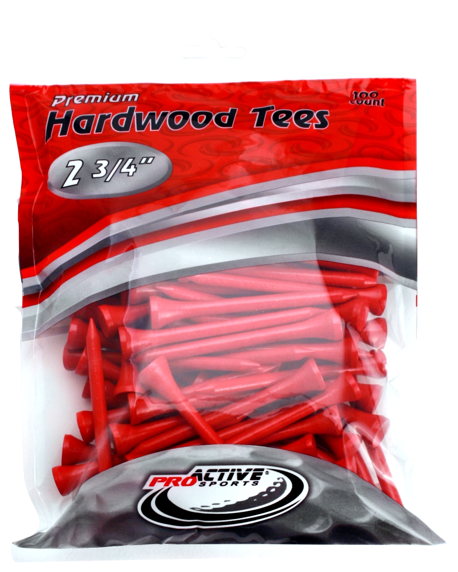 ProActive Sports 2 3/4-Inch Golf Tees 100 Pack (Red) - Overstock Kansas