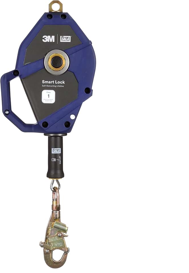 3M DBI-SALA Smart Lock Self Retracting Lifeline 30 ft, Galvanized Cable ...