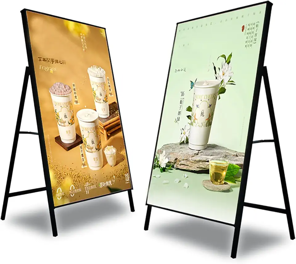 LED Light Box Billboard, A Frame Sign, Folding Sandwich Board Signs ...