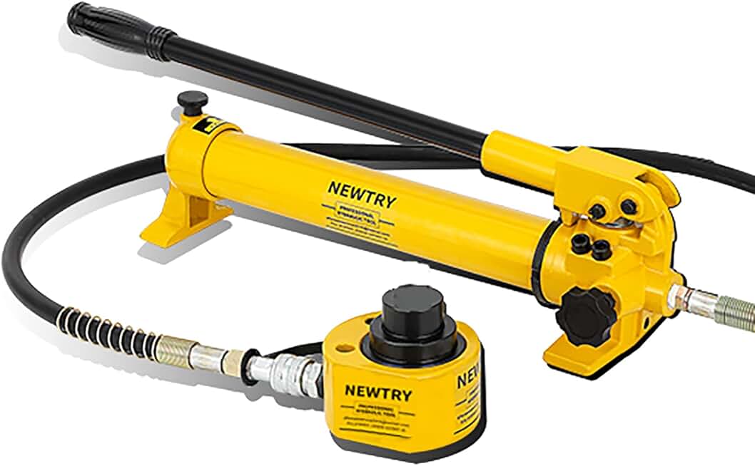 NEWTRY Hydraulic Jack 30T with Hydraulic Hand Pump CP-700 Hydraulic Ram ...
