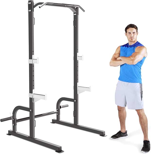 Marcy Olympic Cage Home Gym System – Multifunction Squat Rack ...