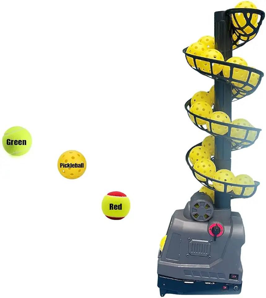 YUEWO Pickleball Machine Tennis Ball Machine Adjustable&Portable ...