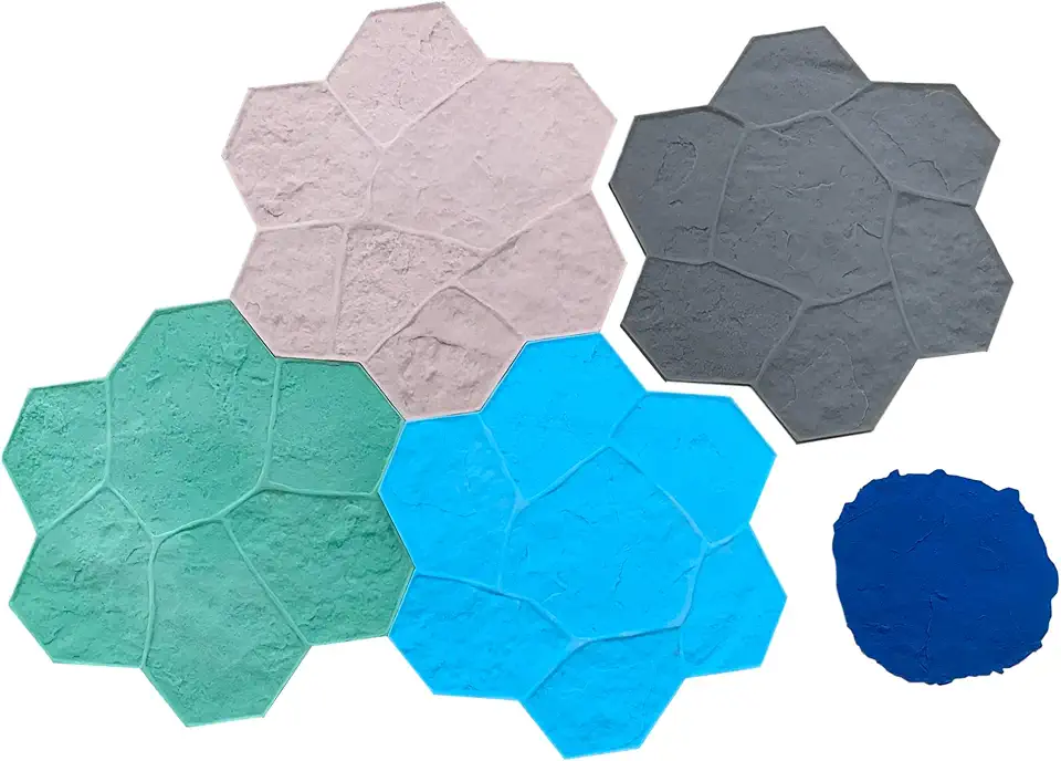 Random Rock Concrete Stamp Set by Walttools | Decorative Stone Tile ...