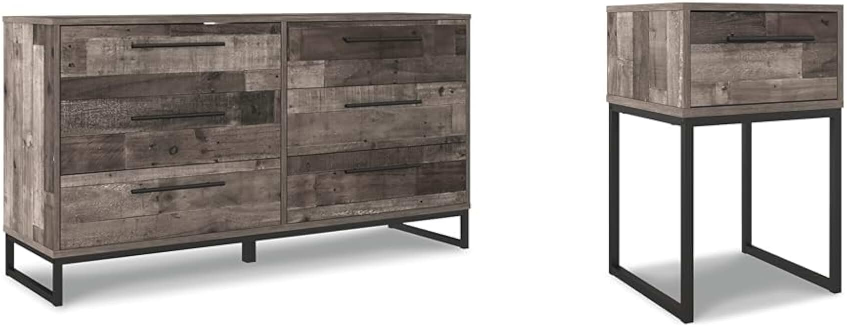 Signature Design by Ashley Neilsville 6 Drawer Dresser and 1 Drawer ...