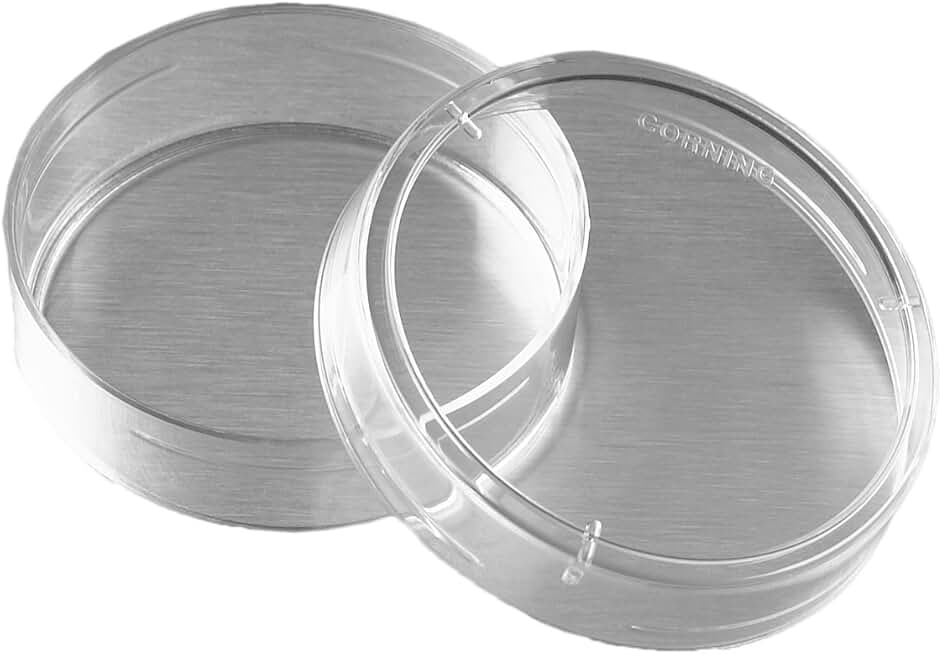 Corning 430166 Polystyrene Round TC-Treated Petri-Style Culture Dish ...