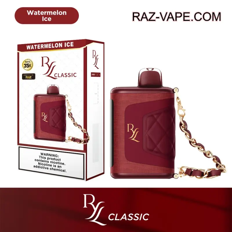 Watermelon Ice RAZ RYL Classic 35K Disposable Vape | 35,000 Puffs | 12 ...