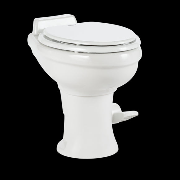 Dometic 302320081 320 Series Standard Height RV Toilet White